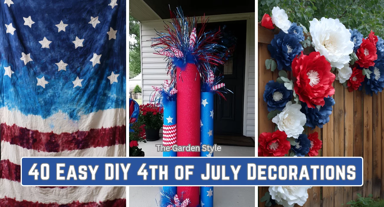 40 DIY 4th of July Decorations and Crafts On a Budget - The Garden Style